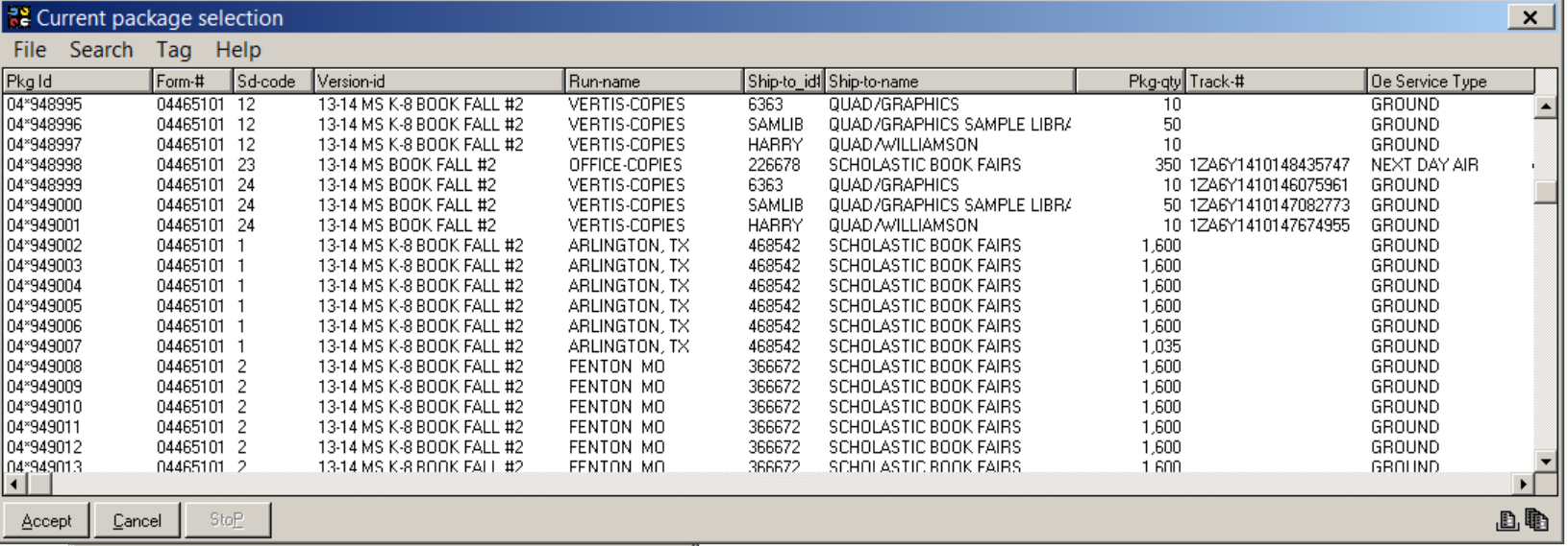 Examples – Basic MV Reports